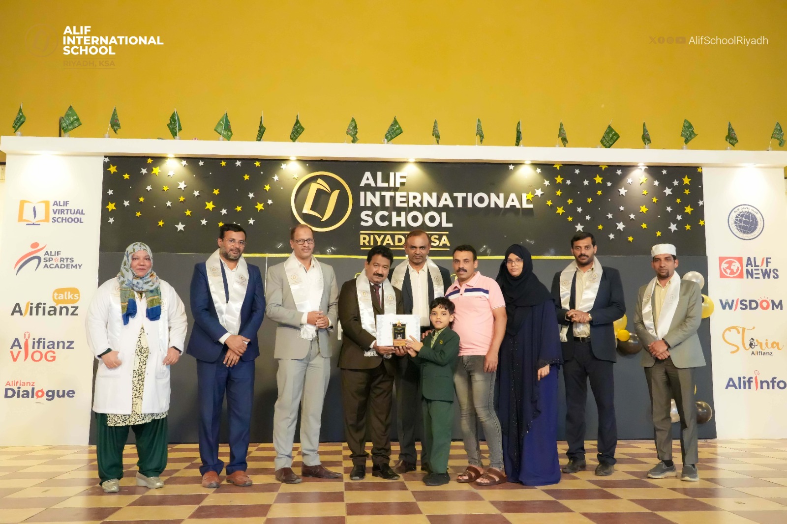 School Toppers honored at Alif International School, Riyadh - Times of NRIs